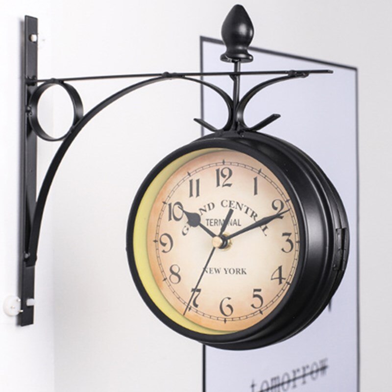 European-style Double-sided Wall Clock Classic Clo... – Grandado