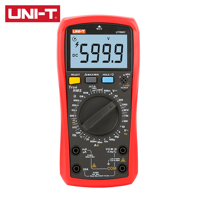 UNI-T UT890C UT890D+ Digital Multimeter True RMS D... – Grandado