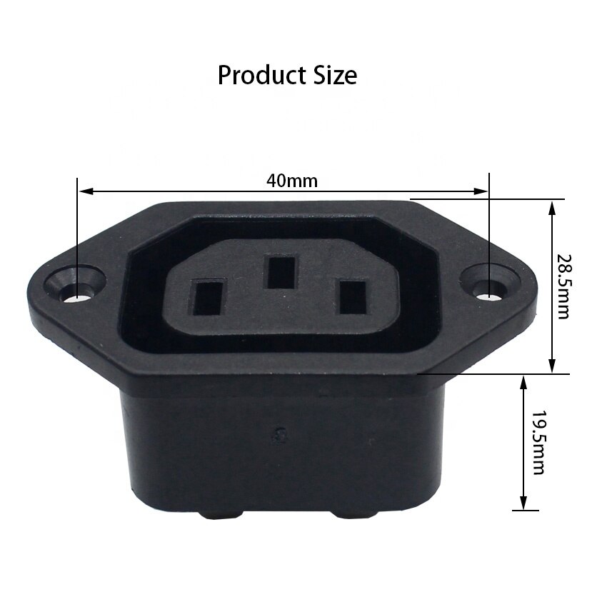 Iec C13 Female Kettle Power Chassis Socket Connect Grandado