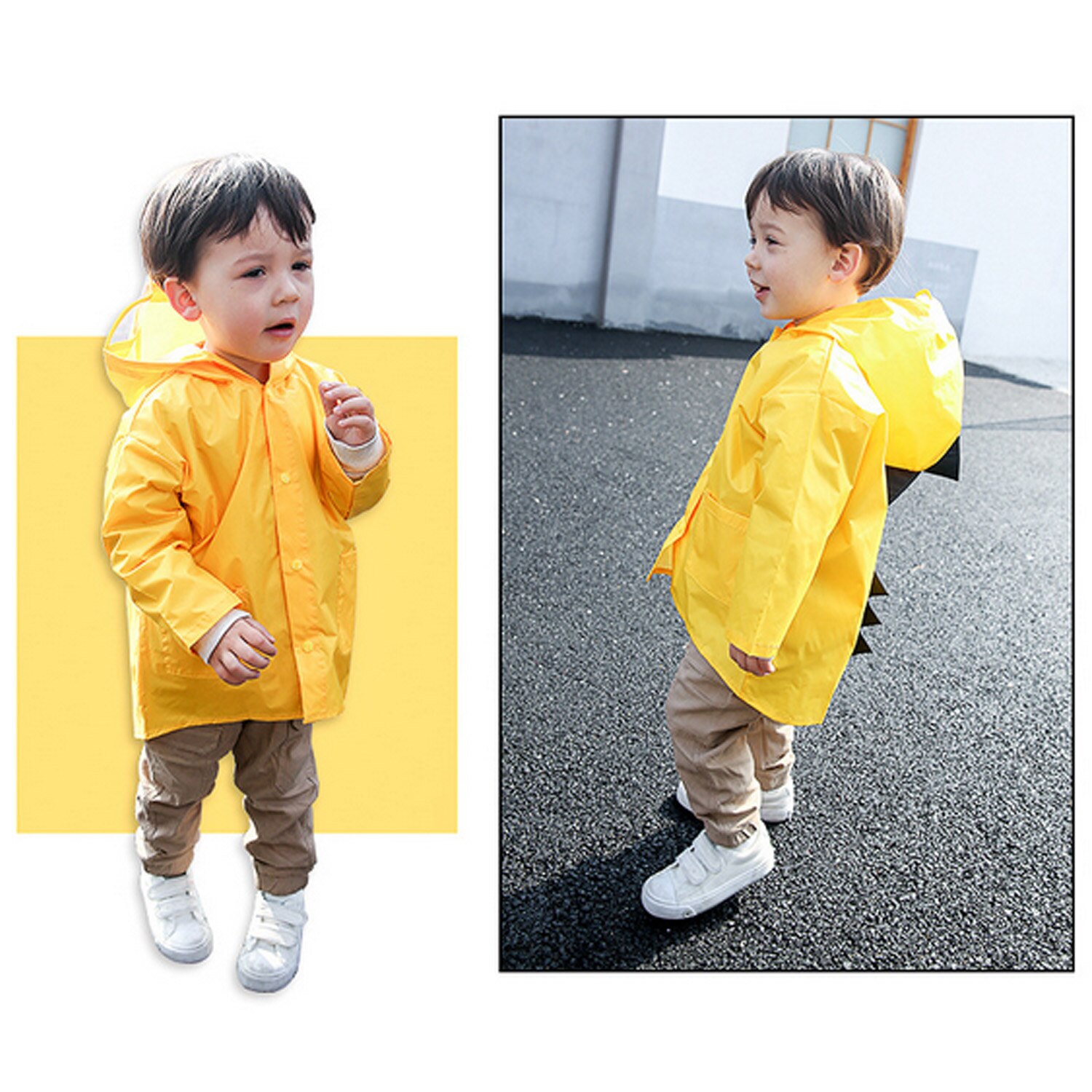 Kids Cute Kawaii Yellow Cartoon Dinosaur Style Wat... – Grandado