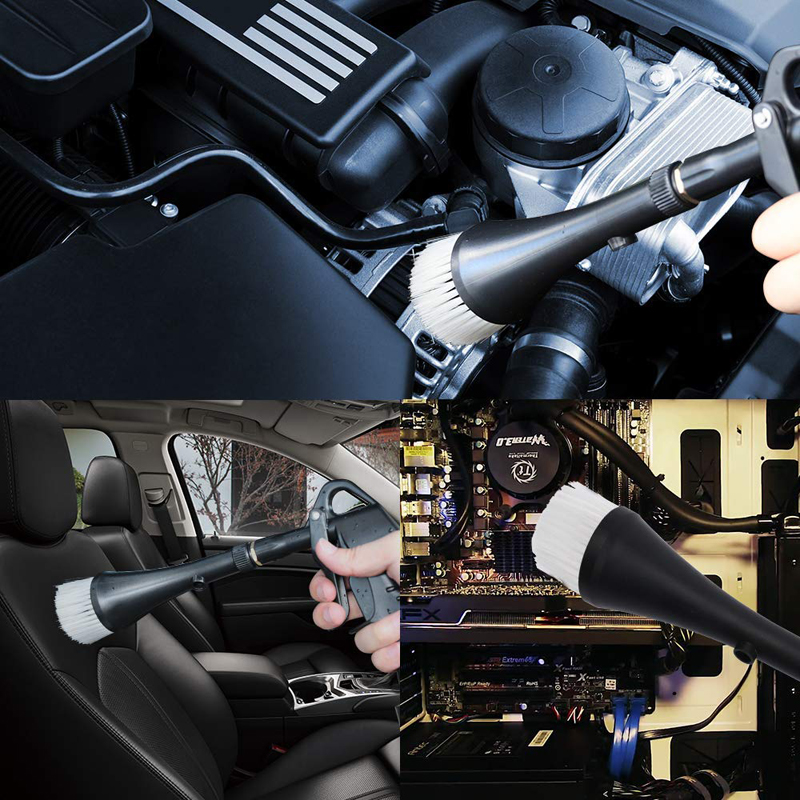 Air Blow Gun Car Interior Cleaning Gun with Brush ... – Grandado