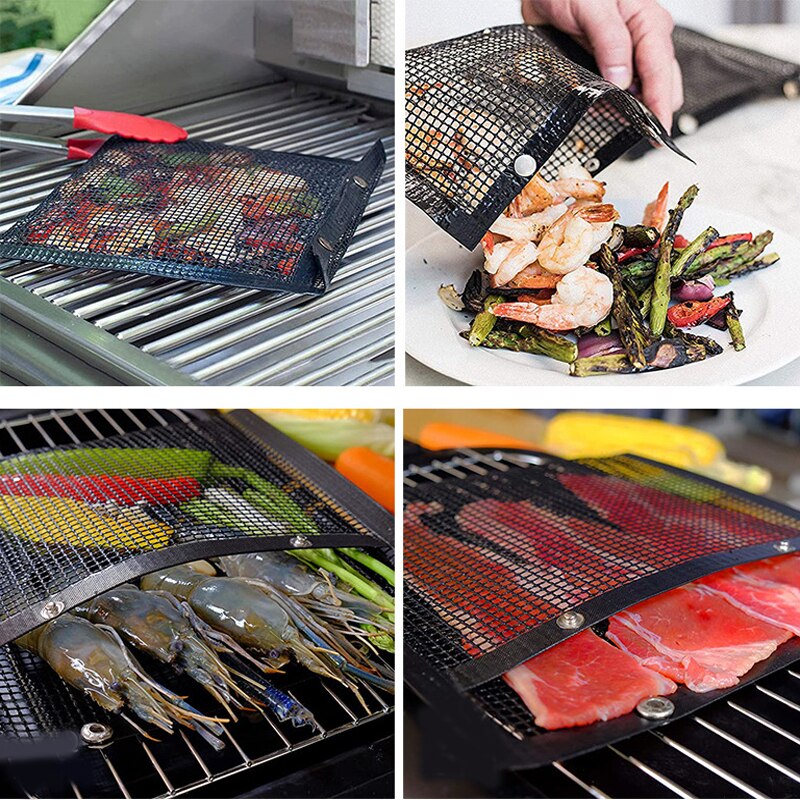 Outdoor BBQ Mesh Girll Bag Vegetable Cooking Acces... – Vicedeal