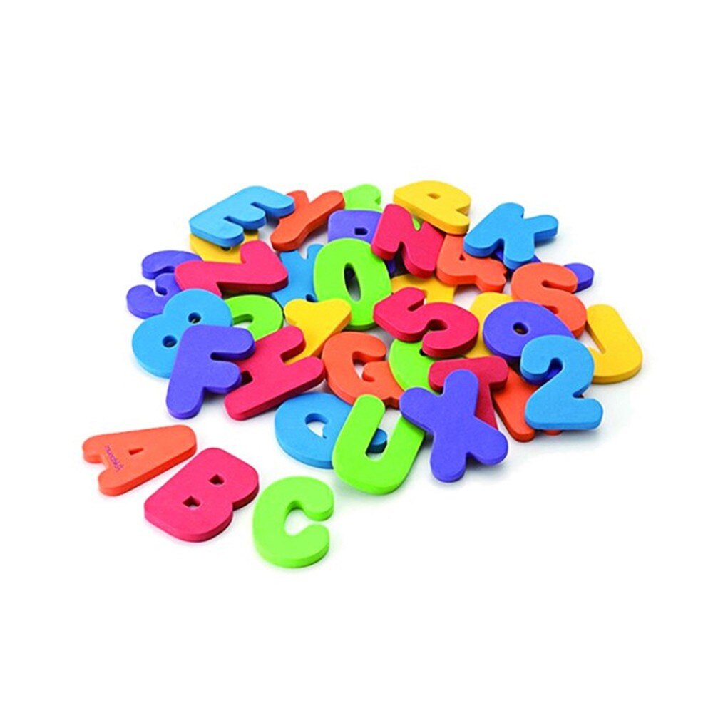 Children 36PCS Foam Numbers Letters Card Bath Toy ... – Vicedeal