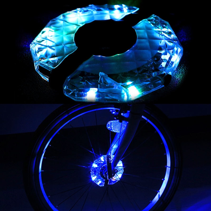 1/2pcs Rechargeable LED RGB Colorful Bike Wheel Hu... – Grandado