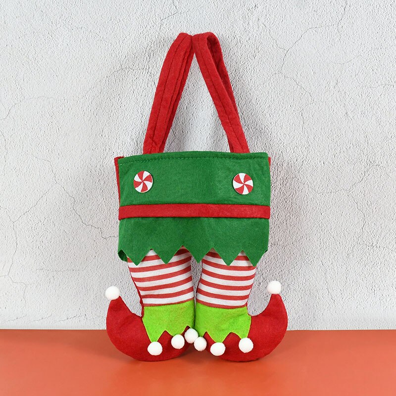 Kerstcadeau Zak Kerstman Elf Broek Kerst Bag Weddi... – Vicedeal
