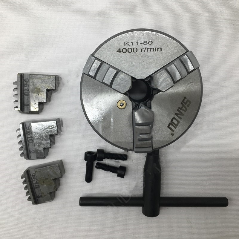 80mm 3 Inch 3 Jaw Self Centering Lathe Chuck SANOU... – Vicedeal