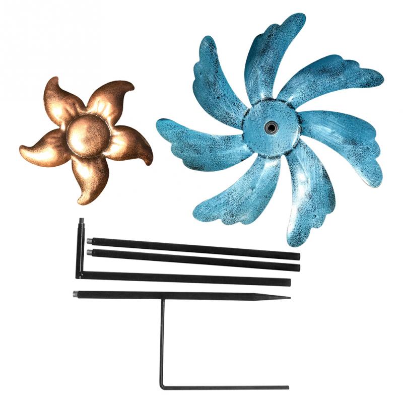 Kinetic Metal Sculpture Garden Decor Lawn Windmill... – Vicedeal