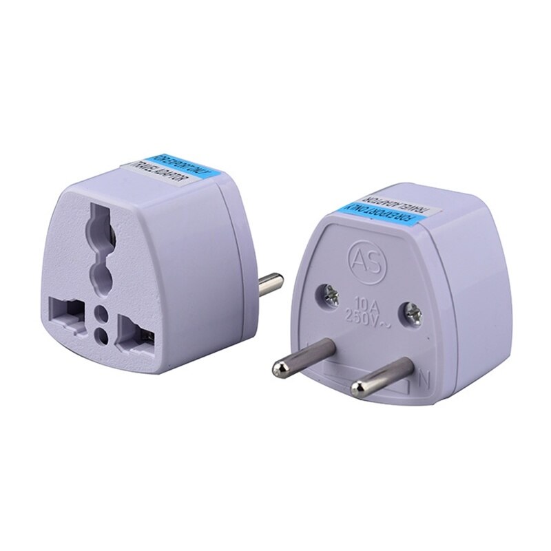 1Pc Universal White US / UK to EU Europe AC Power ... – Vicedeal