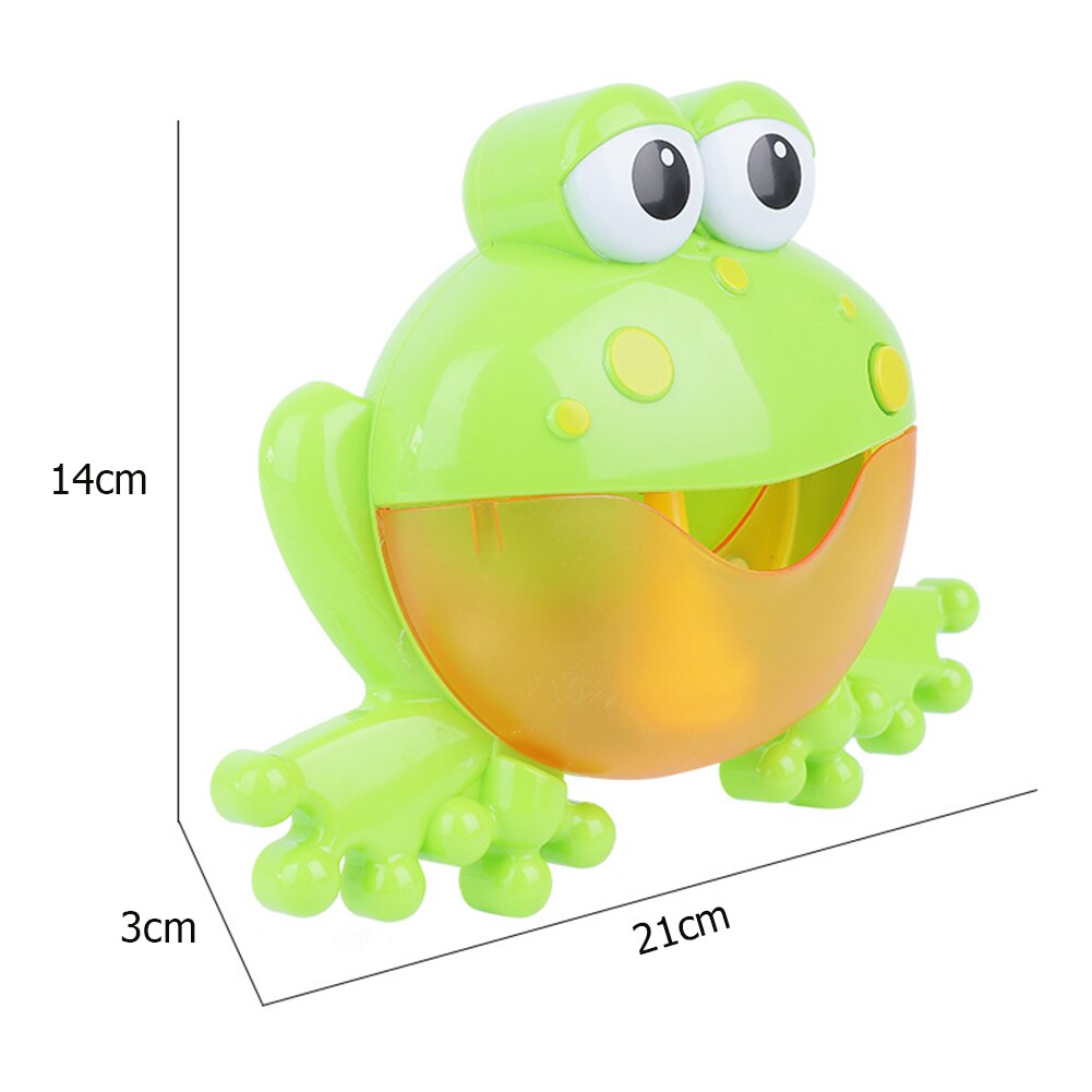 Bubble Machine Frog Music Kids Bath Toy Bathtub Au... – Grandado