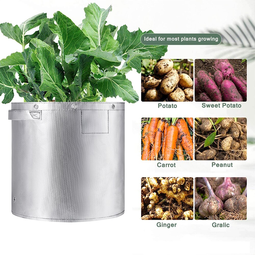 Durable Waterproof Garden Pots Planters Grow Bags ... – Vicedeal