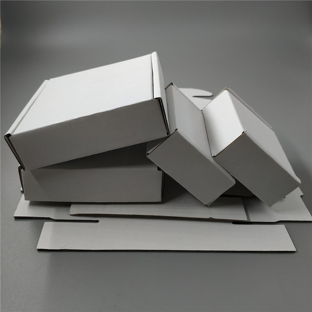 14*10.5*6cm 50pcs small white paper cardboard expr... – Vicedeal