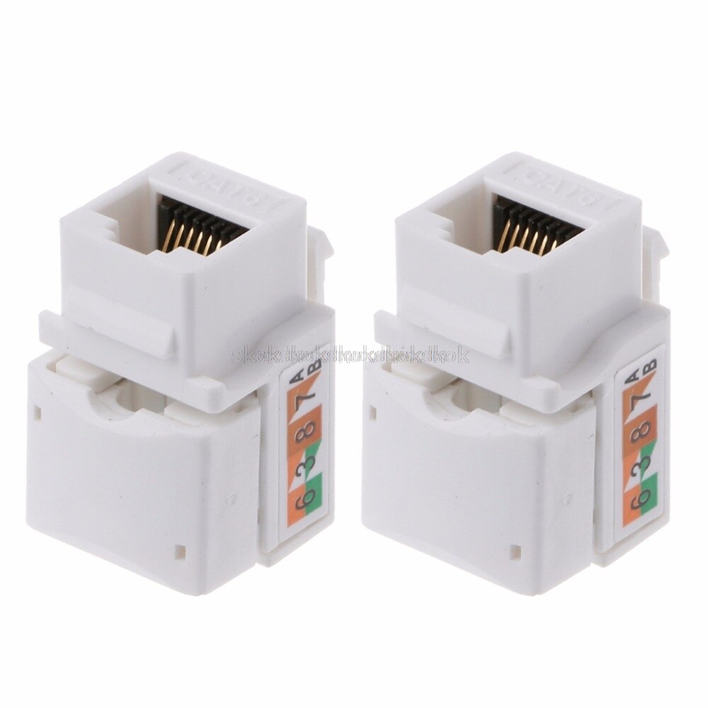 2Pcs CAT6 Network Module Information Socket RJ45 C... – Vicedeal