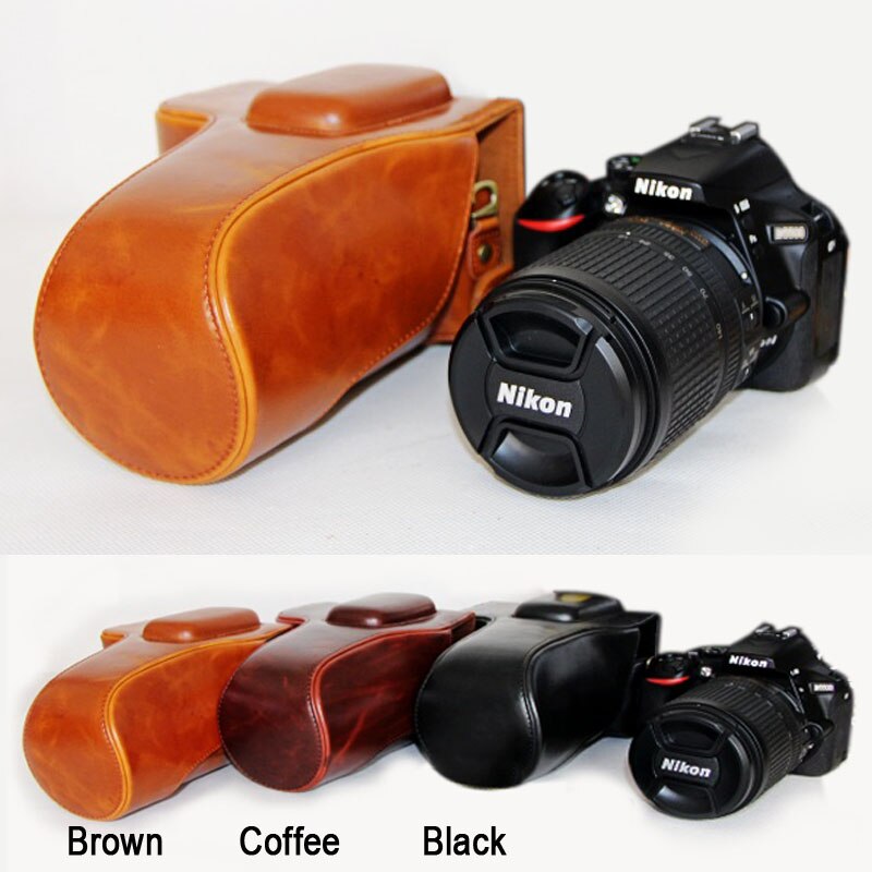 Leather Camera case bag Grip For Nikon D5100 D5200... – Vicedeal