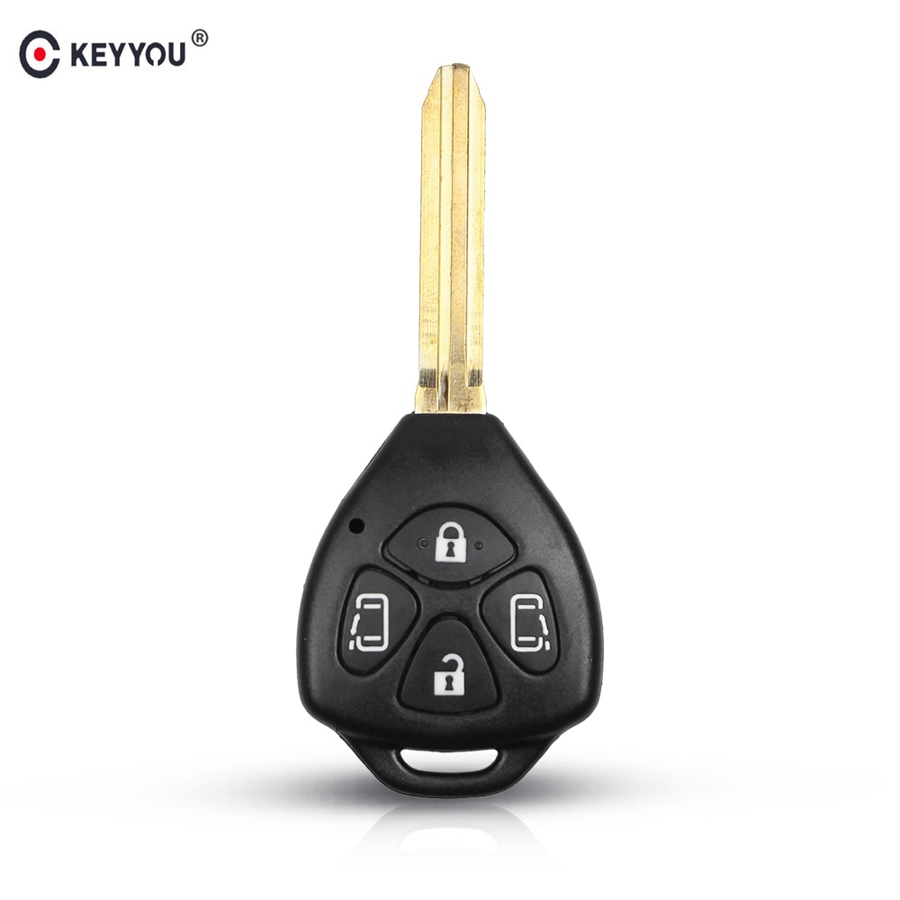 Keyyou 4- knops autosleutelbehuizing voor toyota c... – Vicedeal