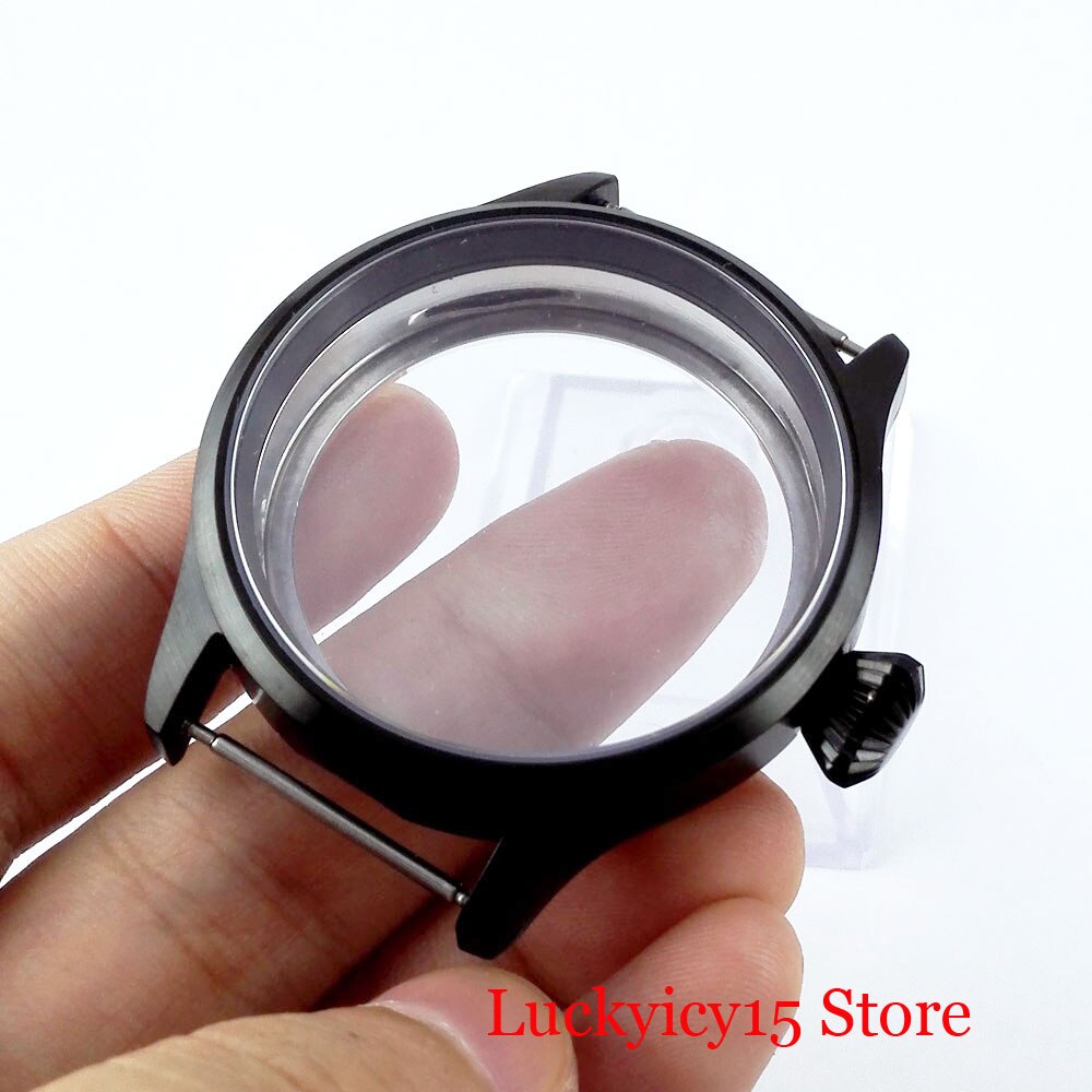 PVD Plated 43mm Watch Case with Sapphire Glass Fit... – Grandado