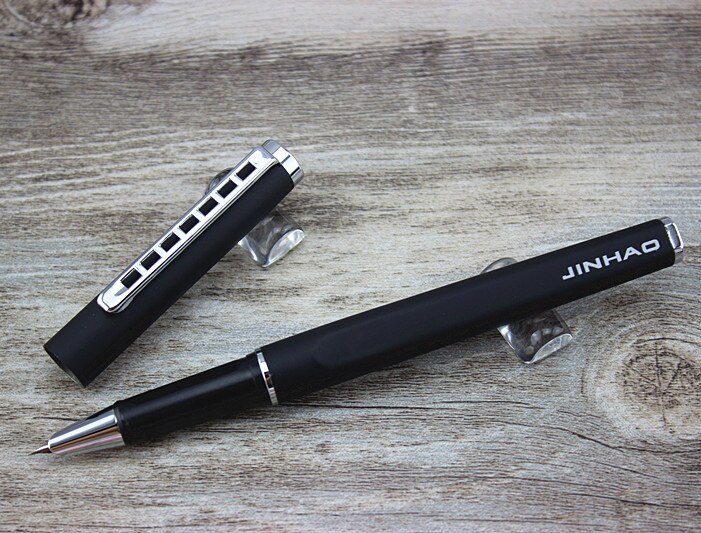 Jinhao 699 Glatt Schwarz extra Feine Feder 0,38 Br... – Grandado
