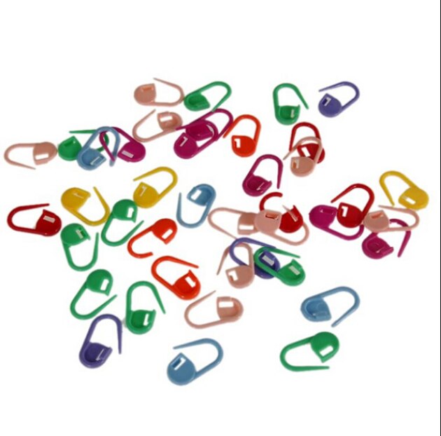 50pcs Locking Stitch Marker Lock Pins Plastic Ring... – Grandado