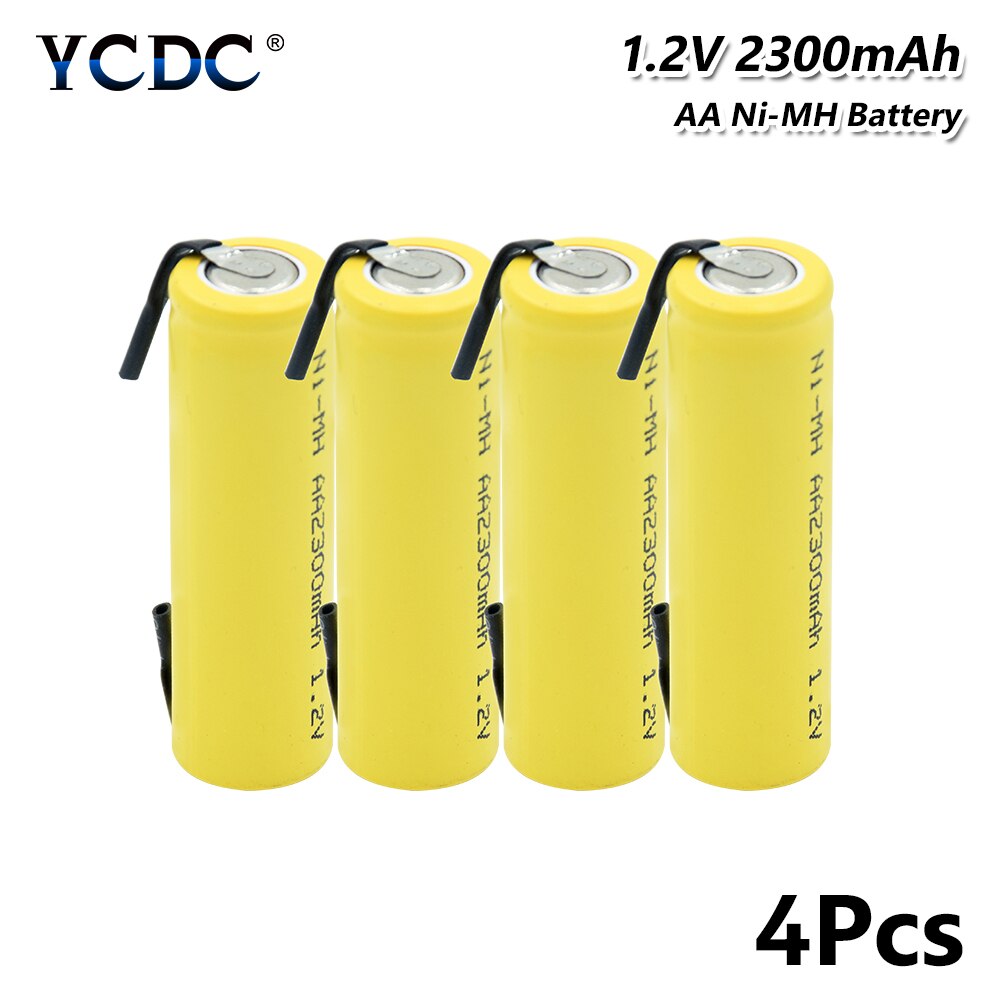 Ni-MH AA Battery 1.2V 2300mAh Rechargeable Batteri... – Vicedeal
