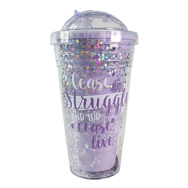 Beautiful Stars Doodle Pattern Cups double Layer P... – Grandado
