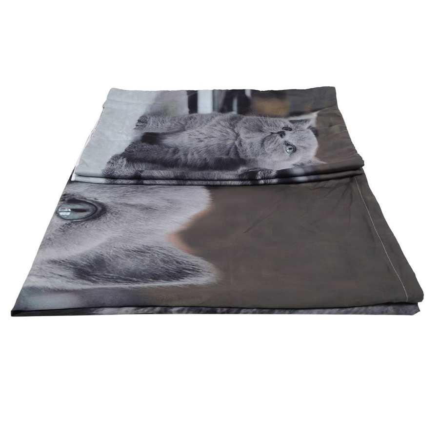 3D Cute Cartoon Animals Pattern Bedding Set Pillow... – Grandado