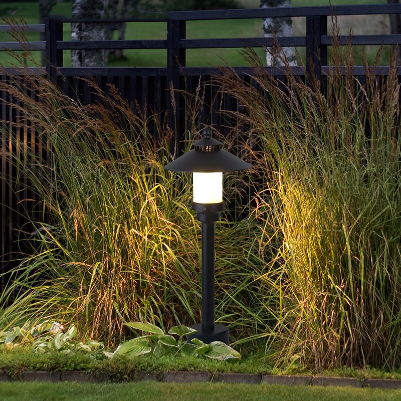 (WECUS) Outdoor waterproof wall pillar lamp, moder... – Grandado