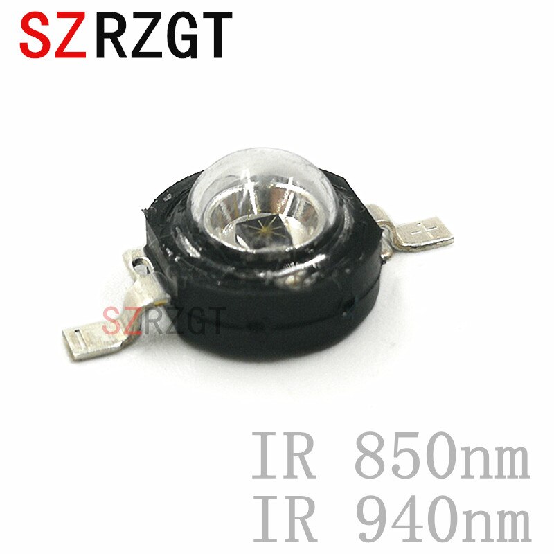 10pcs x 3Watt 3W High Power led 850nm 940nm Infrar... – Vicedeal