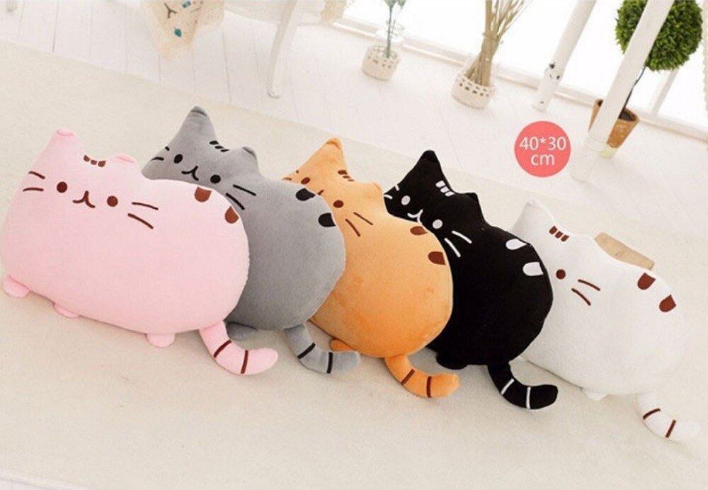 Cute Soft Cat Shaped Cushion Pillow Sofa Decoratio... – Grandado