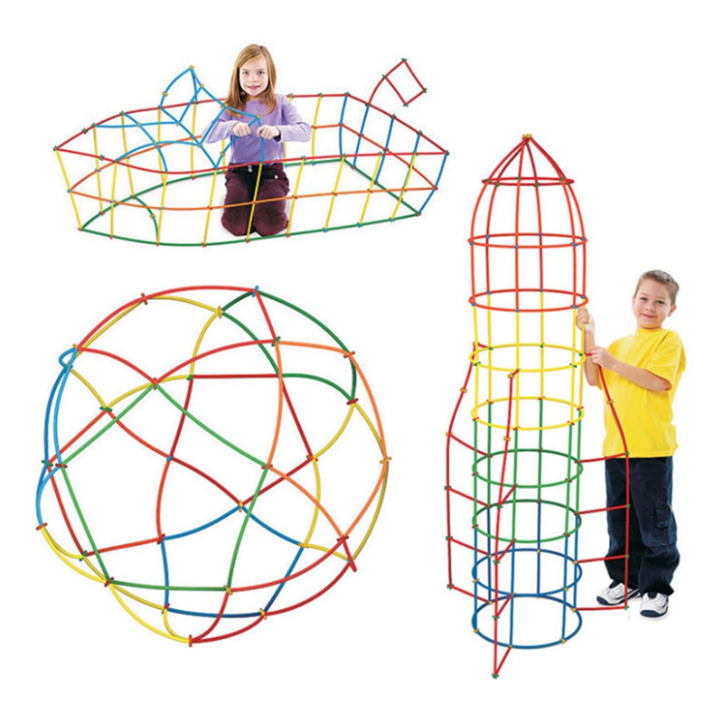 4D Space Straw Stitching Assembly Buliding Blocks ... – Vicedeal
