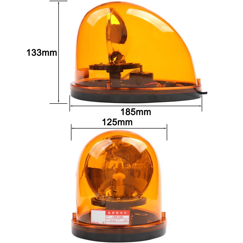 DMWD DC 12V DC 24V Schnecke lampe Revolving polize... – Grandado