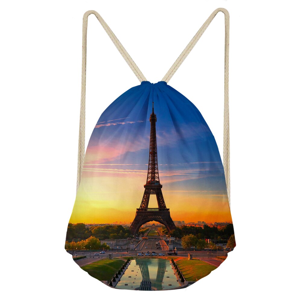 School Bag For Teenager Girl Travel Mochila Eiffel... – Vicedeal