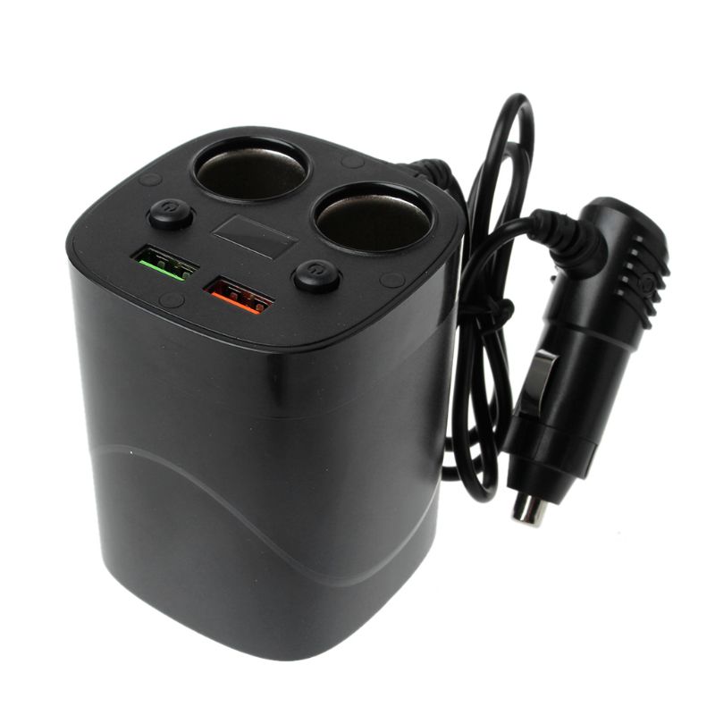 12v 24v qc3.0 dobbelt usb bil hurtigoplader kop la... – Grandado