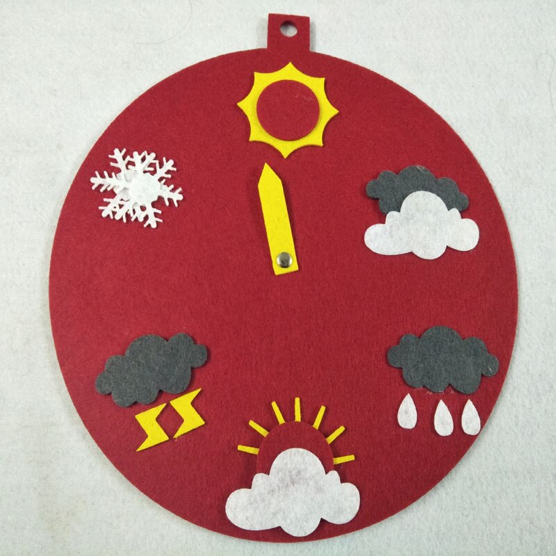 Fretty Red & Blue Weather Forecast Felt Children h... – Grandado