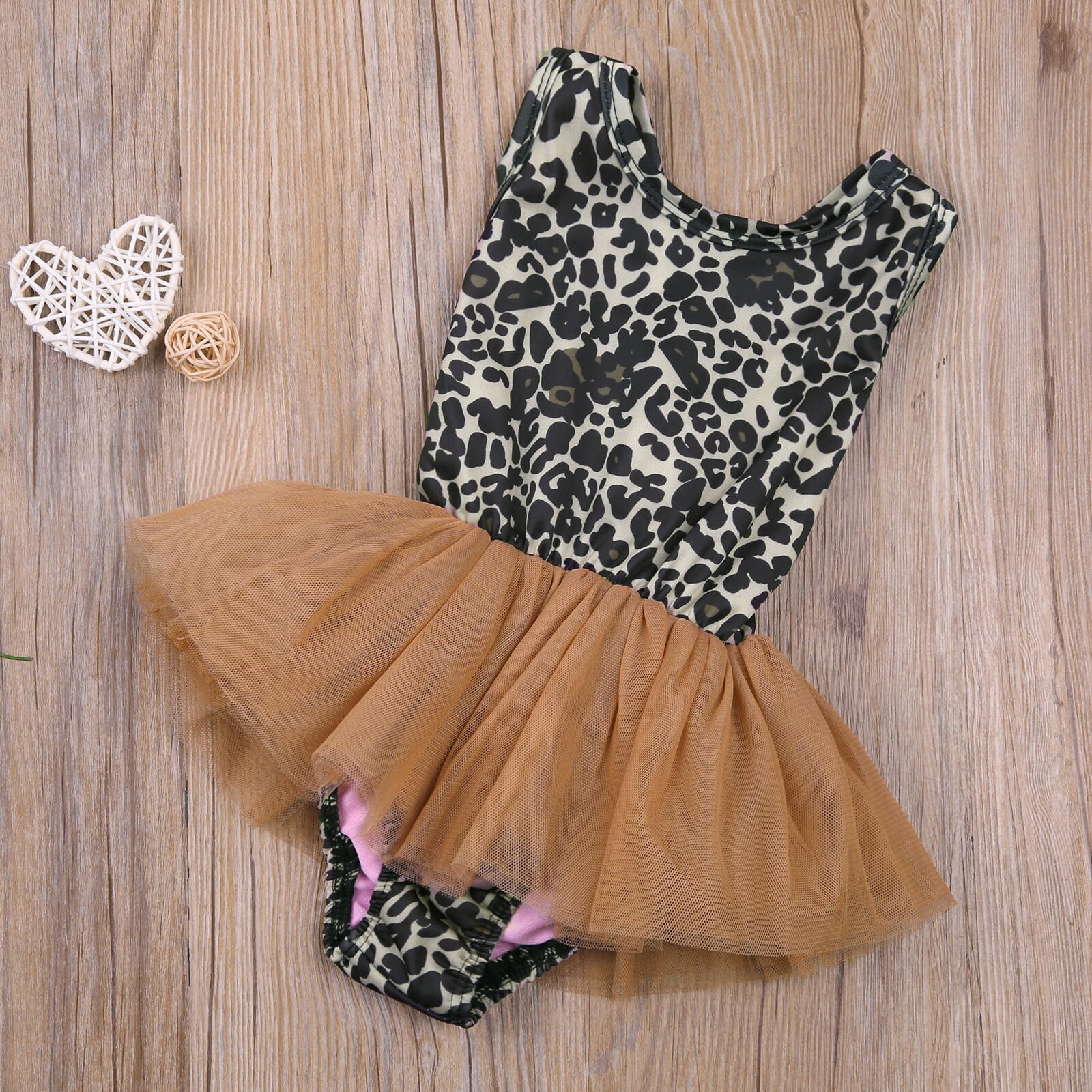 Bañador de leopardo de una pieza para chico y niña... – Grandado