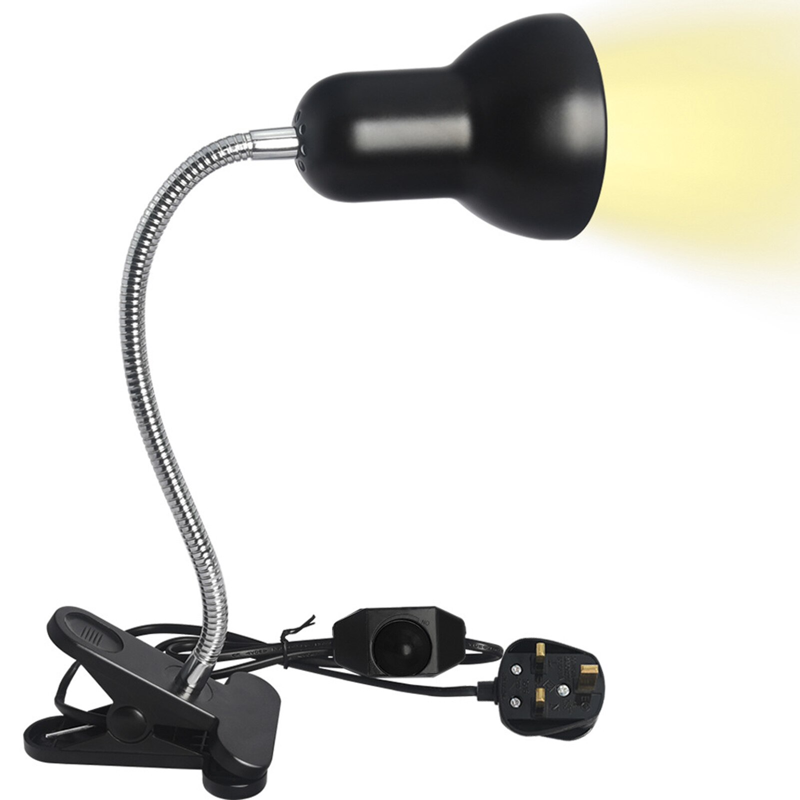 360 Rotatable Reptile Heat Lamp Clamp Heating Bas... – Grandado