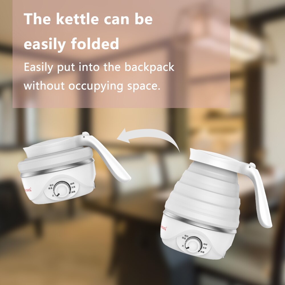 LEEWONG Electric Kettle Foldable Silicone Portable... – Grandado