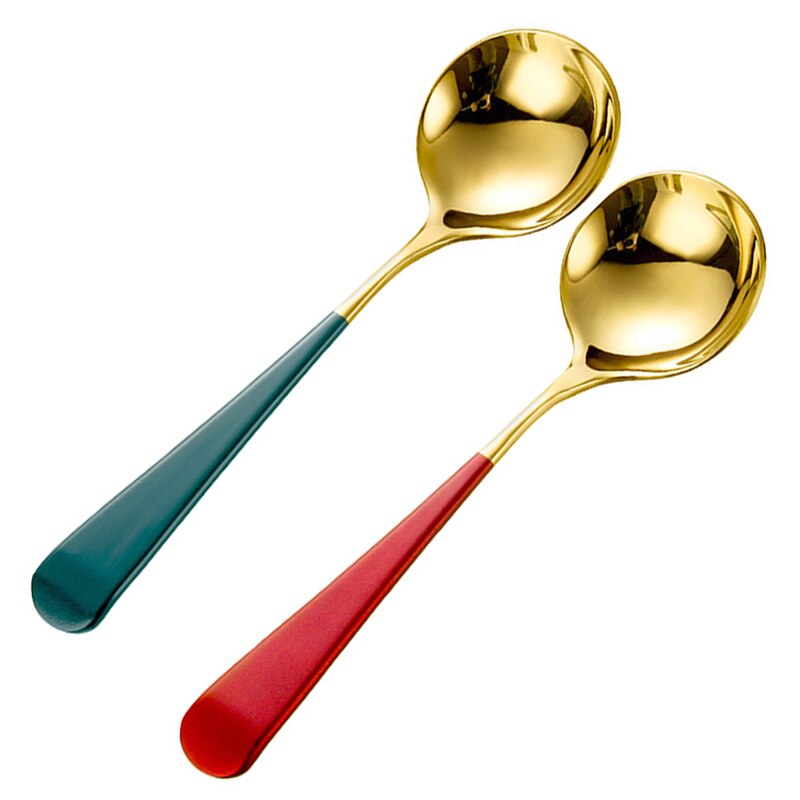 Colorful Sweet Dessert Spoon Stainless Steel 18/8 ... – Grandado