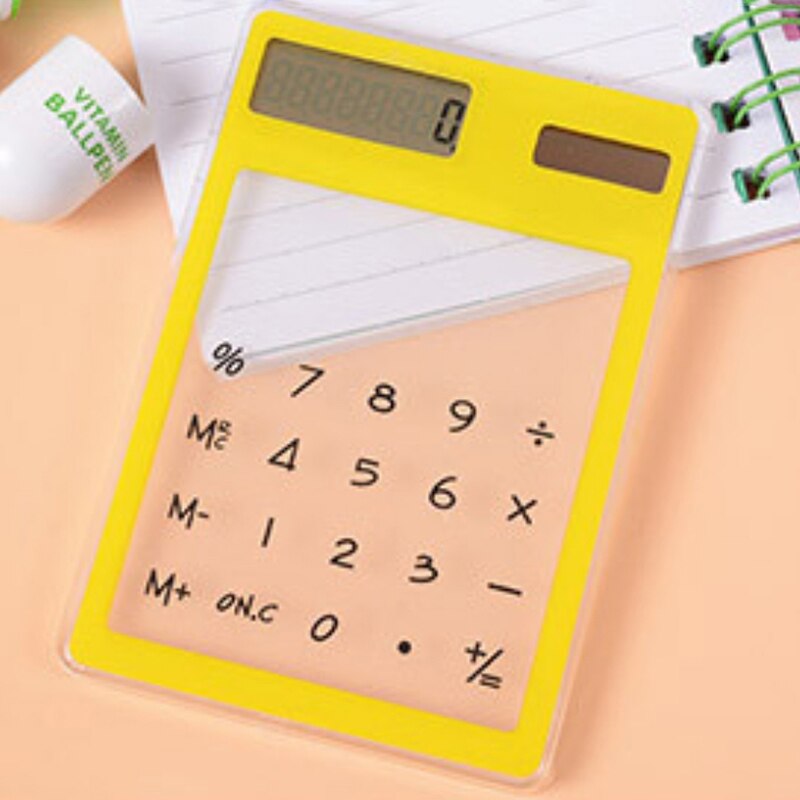 Ultra Slim Mini Transparent Solar Power LCD Touch ... – Vicedeal