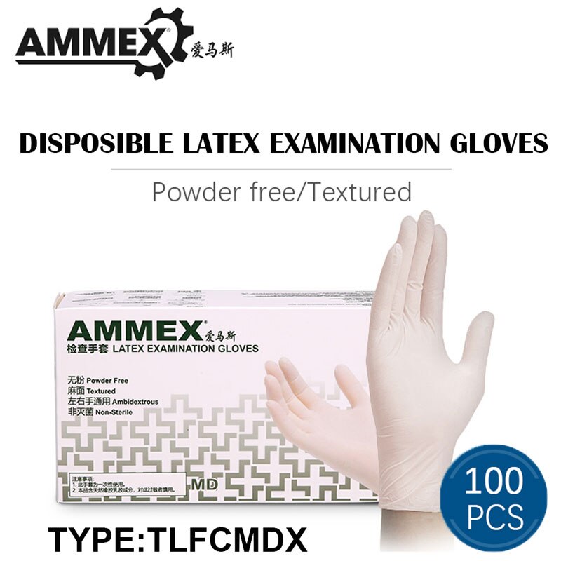 AMMEX Disposable gloves100pcs Oil Acid Resistant s... – Grandado
