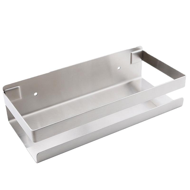 Rostfritt stålvaruhylla hållbar vägghylla badrumsf... – Grandado