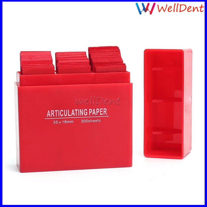 300 Dental Articulating Paper Strips Sheet Red Den... – Vicedeal