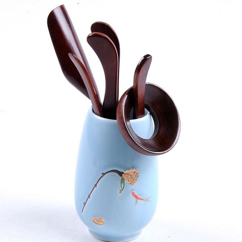 Beautiful 6pcs Tea Tools,Six things,porcelain Tea ... – Grandado