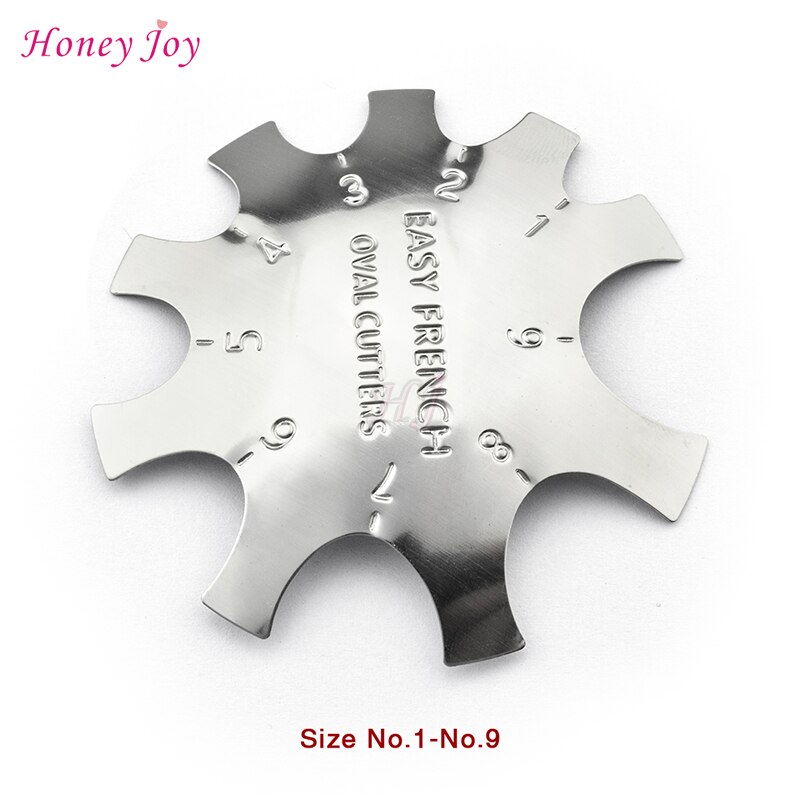 Pro 9 Sizes Easy French Smile Line Oval Shape Tips... – Grandado