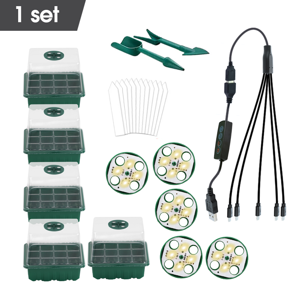 LED Nursery Pots with Grow Light Plant Seed Starte... – Grandado