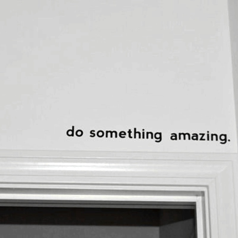 Wall Decal Inspirational Quote Decal - Do Somethin... – Grandado