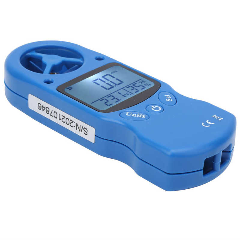 Wind Speed Meter Mini Handheld Digital Anemometer ... – Grandado