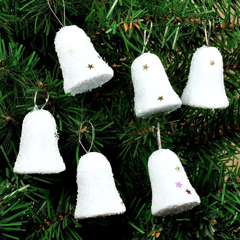 6pcs Christmas Jingle Bells DIY Foam Bell Pendants... – Grandado