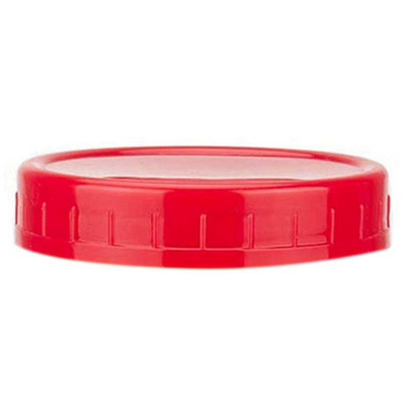 Mason Jar Lids Wide Mouth Round Colored Plastic Li... – Vicedeal