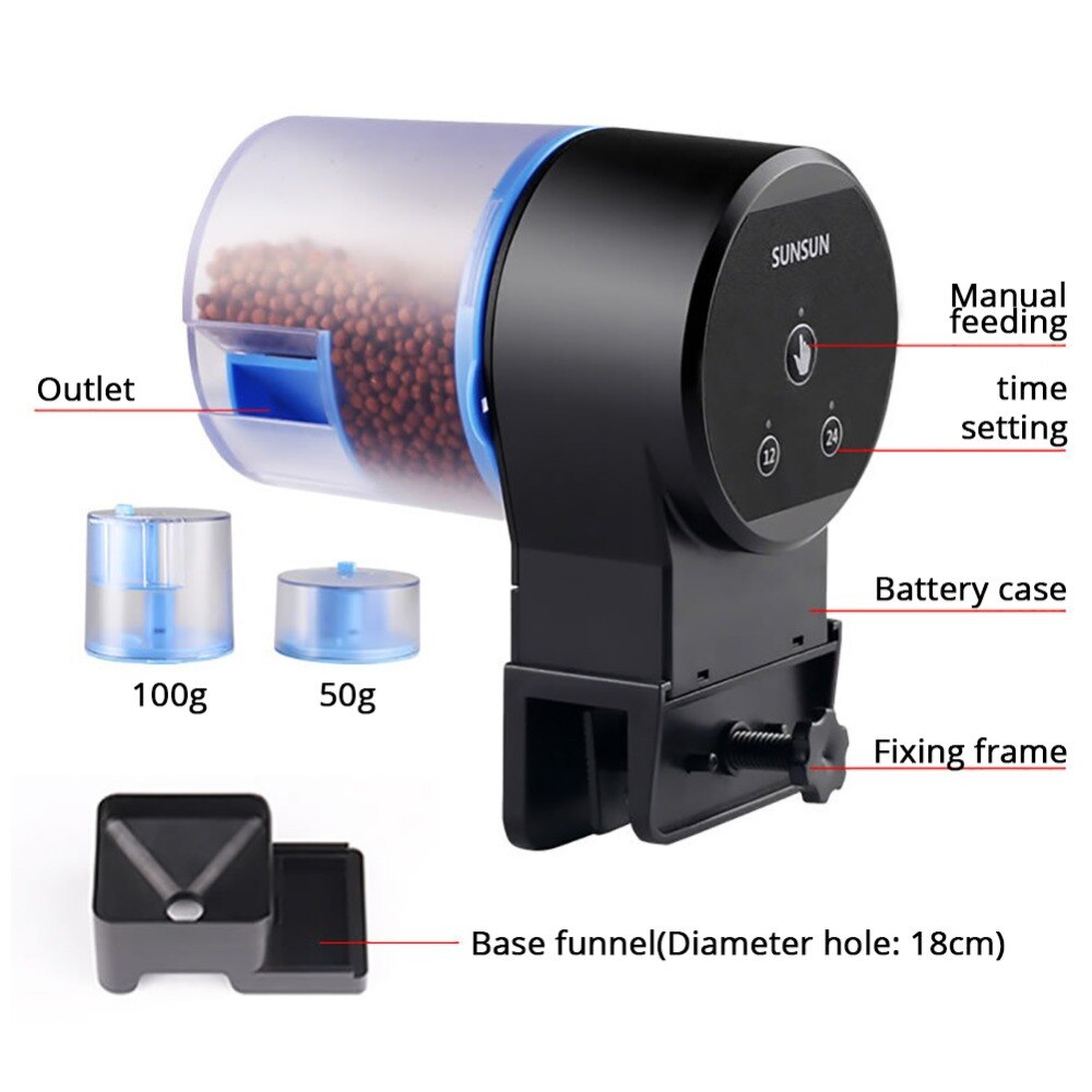 sunsun Automatic Feeder Aquarium Goldfish Smart Ti... – Grandado
