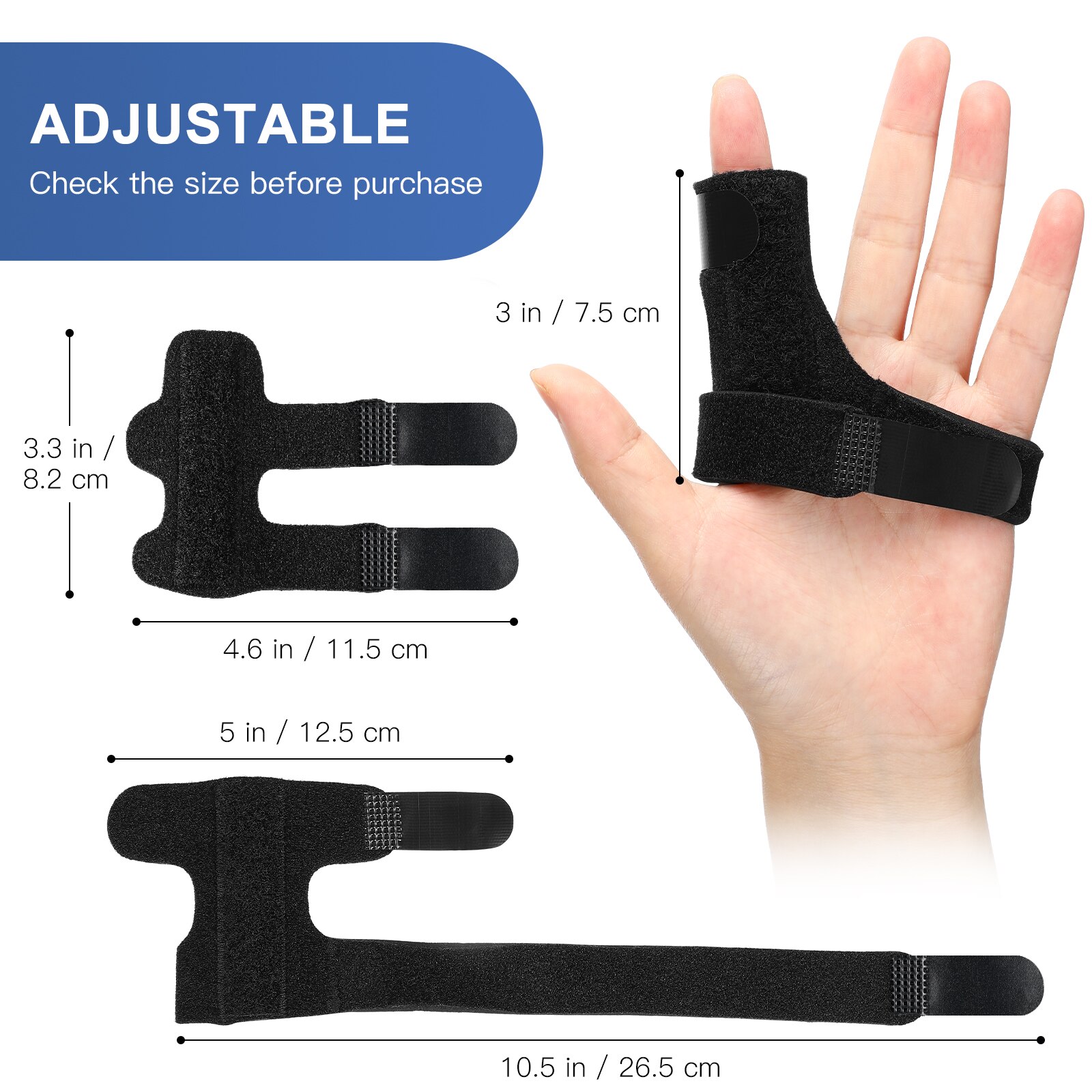 2pcs Comfortable Breathable Finger Splint Finger S... – Grandado