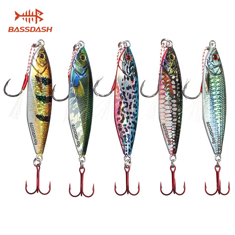 Bassdash Shadow Jigs Lures with VMC Hooks 40/60 Gr... – Vicedeal